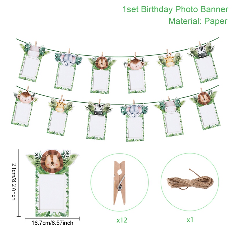 Safari Frame Photo Clip Hanging Flag Frames Picture Wall Decor ...
