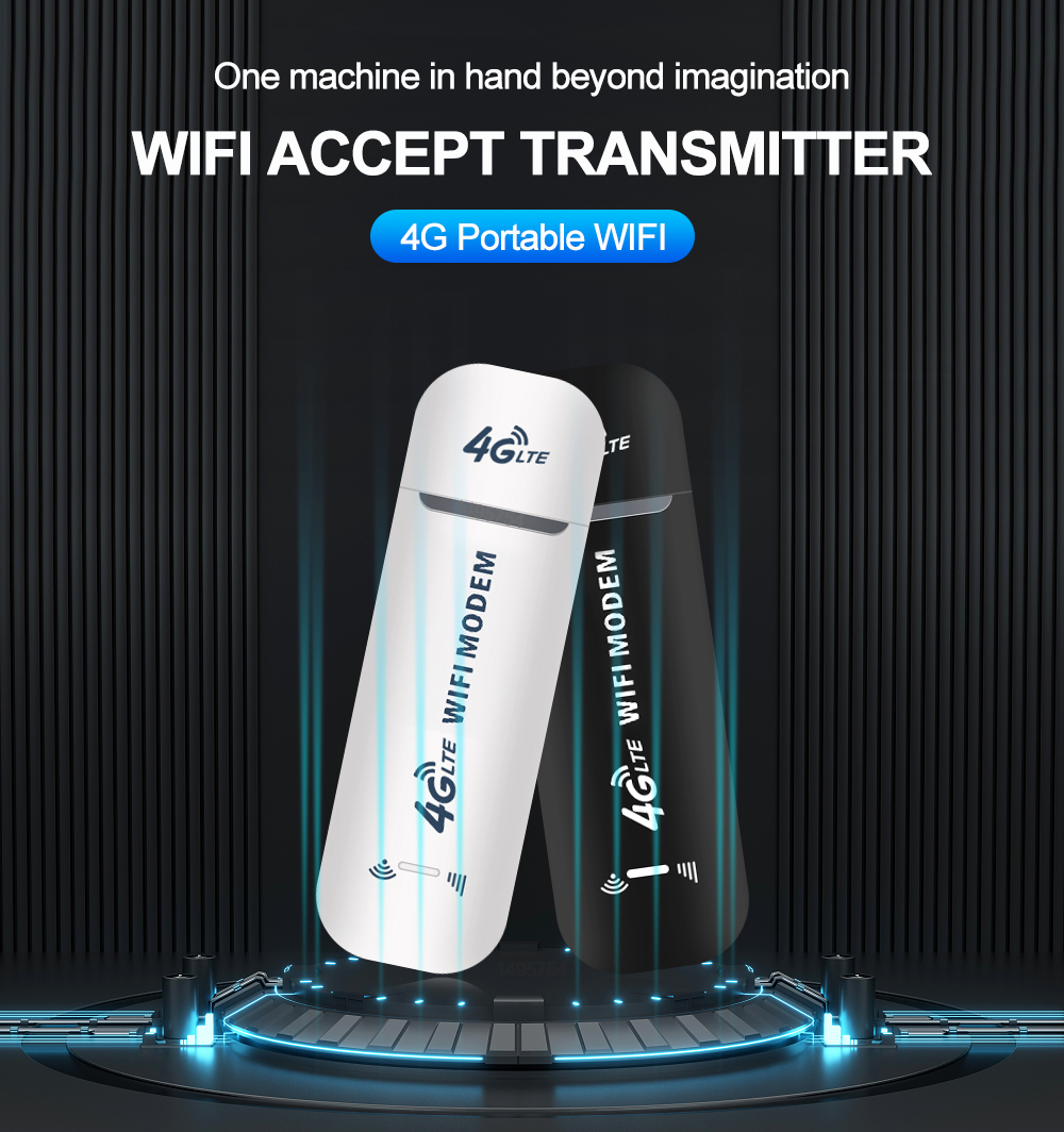 4G LTE Wireless Router USB Laptop Pocket WiFi Dongle 150Mbps Portable ...