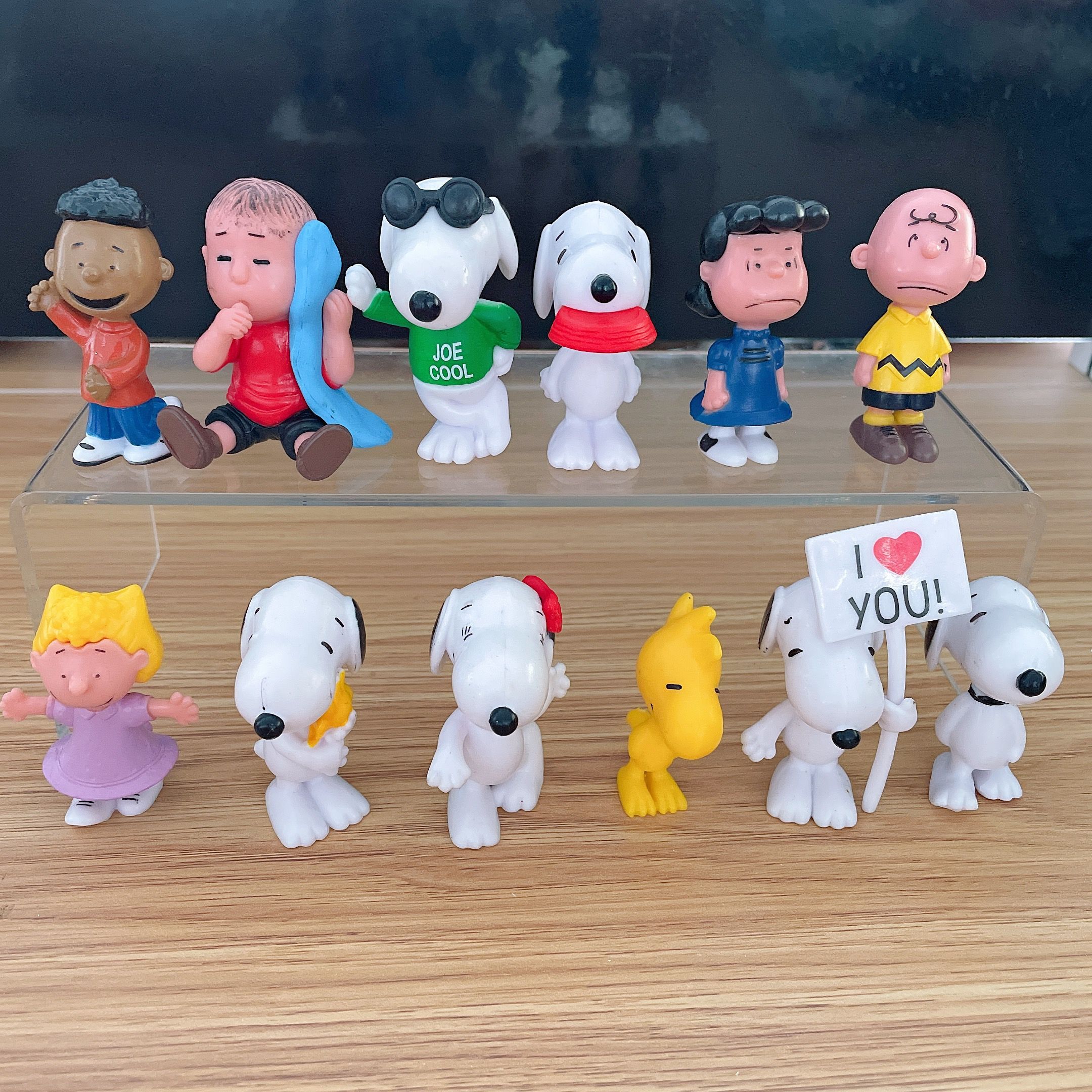 12Pcs 5cm Snoopy Anime Figure Model Children's Action Figures Pvc Model ...