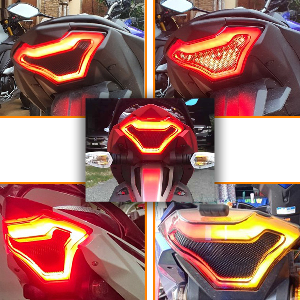 Motorcycle Tail Light Brake Light Tail Lamp With LED For RSNIPER 150 ...