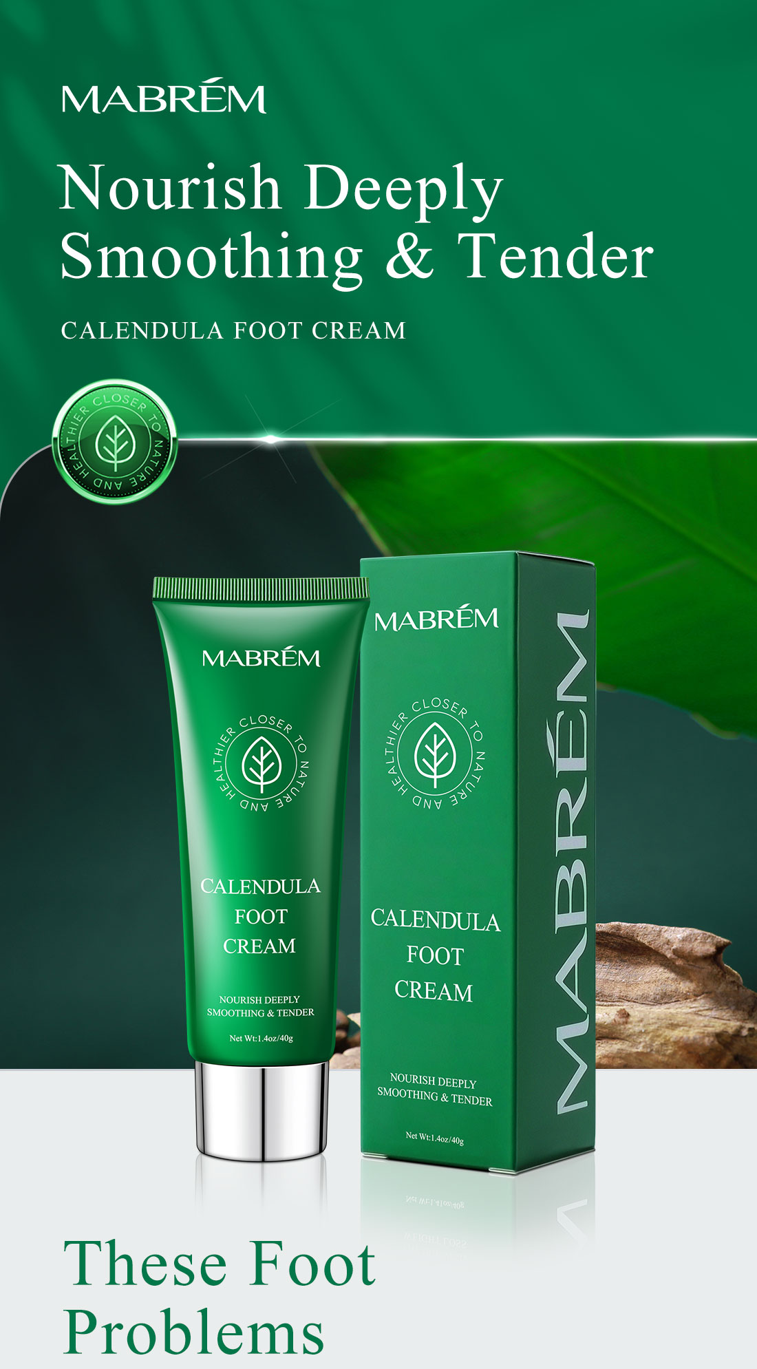 MABREM Foot Treatment Cream Anti Cracking Moisturizing Foot Care Anti ...