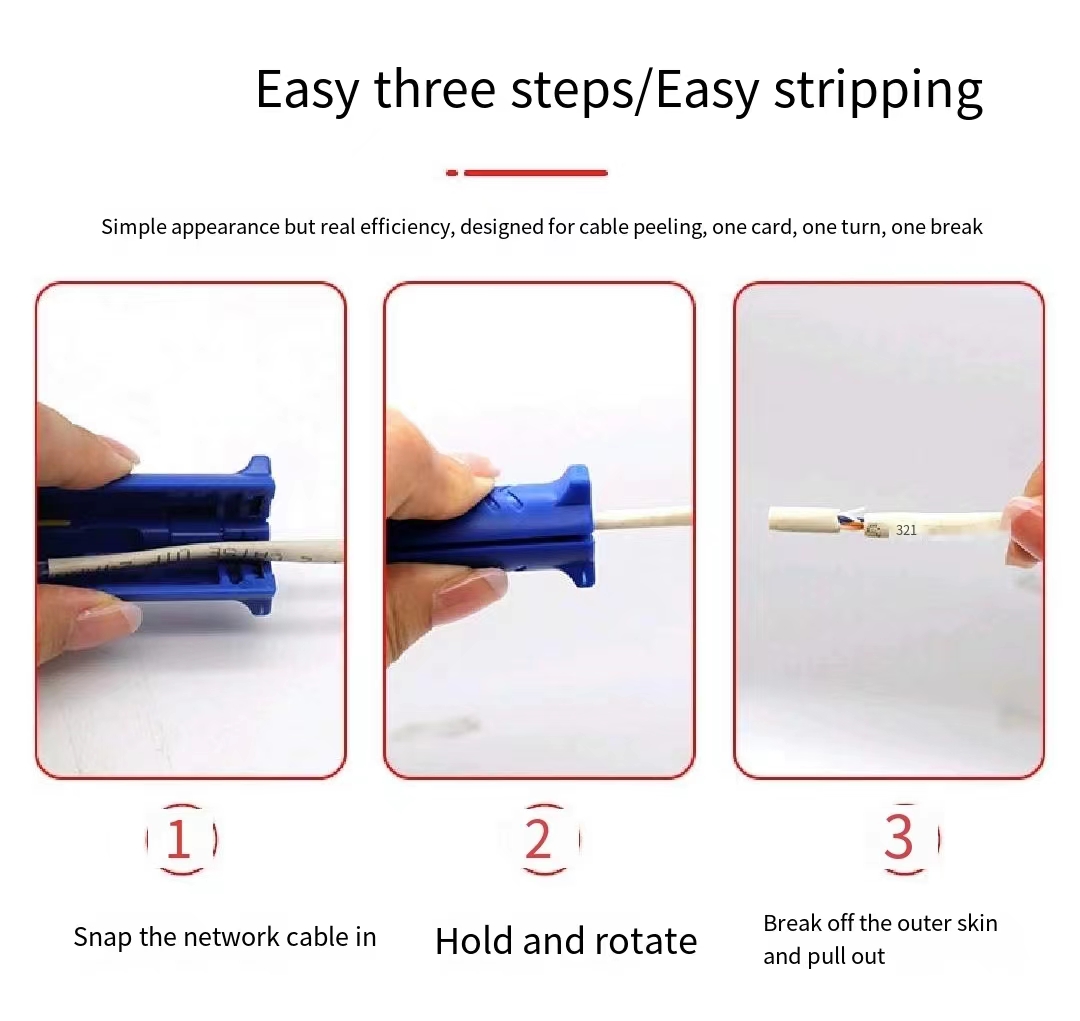 Network cable cable TV coaxial cable automatic Wire stripper network ...