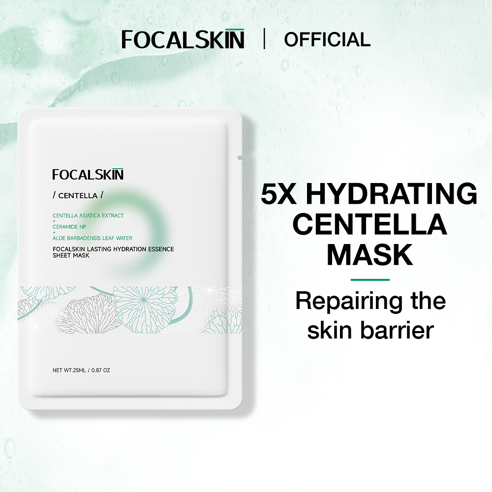 FOCALSKIN Salicylic Acid Cotton Pads Facial Sheet Mask Set Anti-Acne ...