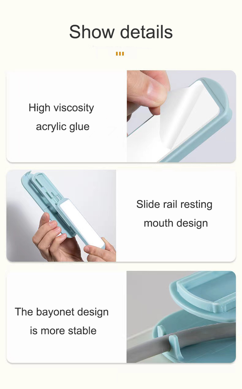 Wall Mounted Socket Extension Sticker Cable Organizer Socket Holder ...