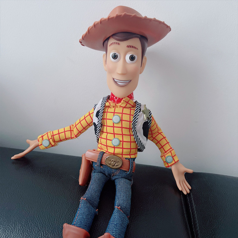40cm Toy Story 4 Talking Sheriff Woody Buzz Jessie Rex Action Figures ...