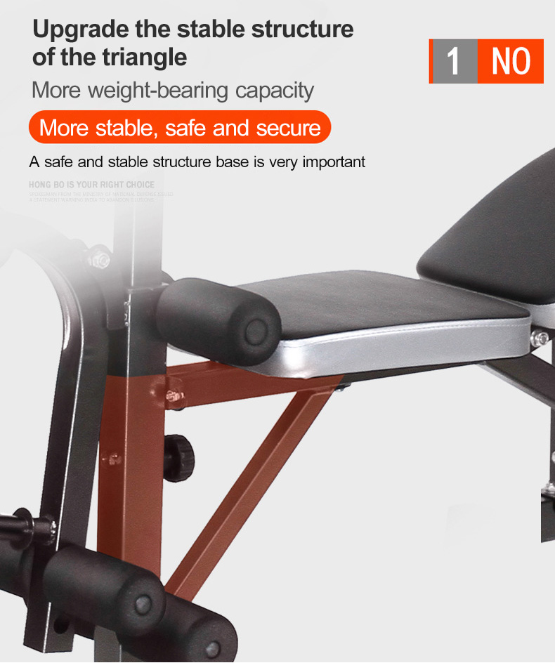 Dumbbell bench multifunctional fitness chair sit-up board home foldable ...