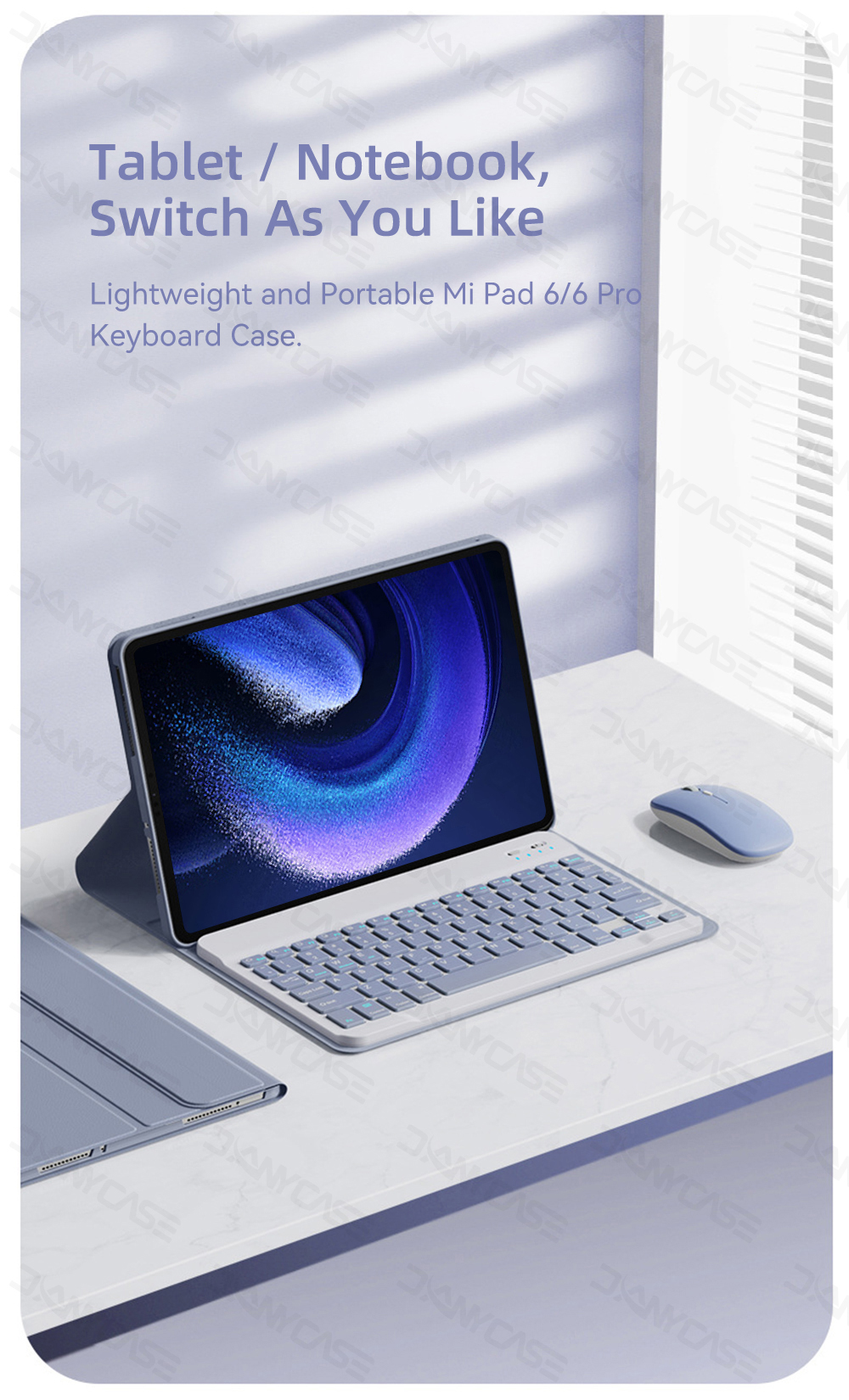 DANYCASE Tablet Keyboard Case with Mouse for Xiaomi Pad 7/7 Pro 11.2 in ...