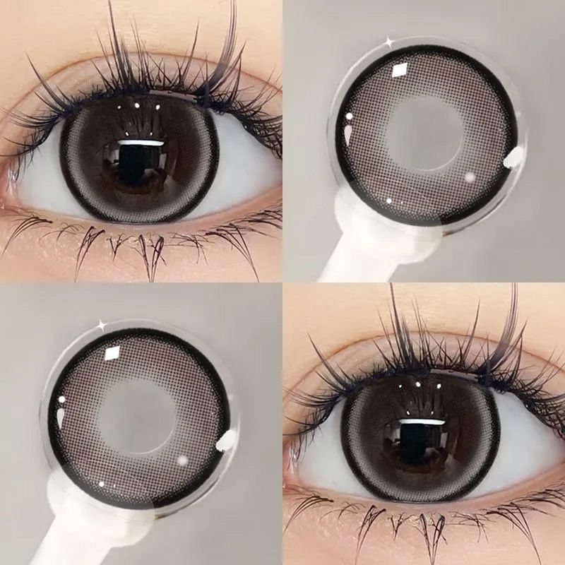 Yimeixi 2pcs Contact Lens with Grade 14.5MM Doll Eyes GDIA:14.4mm Large ...
