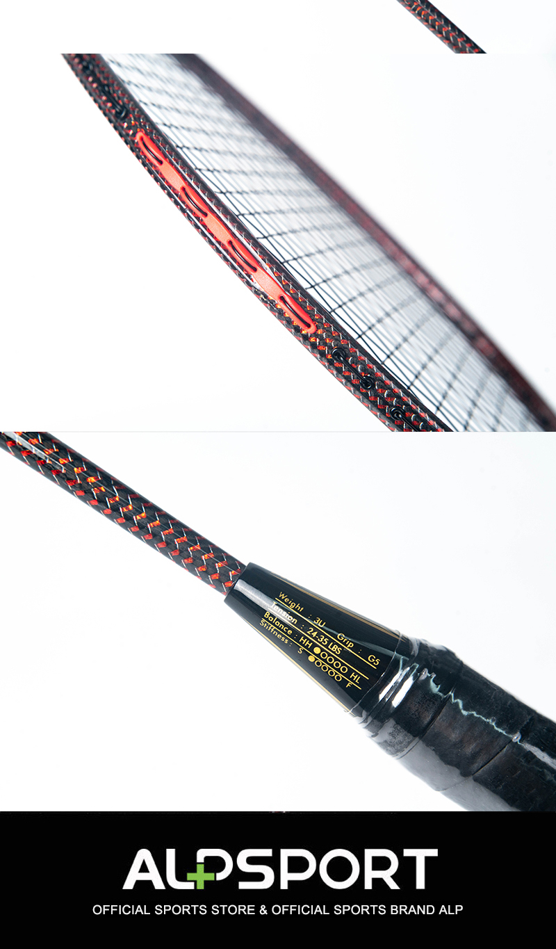 Alpsport 1k Super Carbon Professional Badminton Racket Ultra Offensive ...
