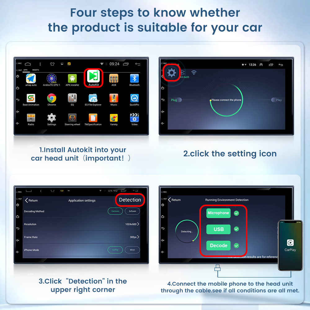 Carlinkit Wireless CarPlay For Aftermarket Modified Android system car ...