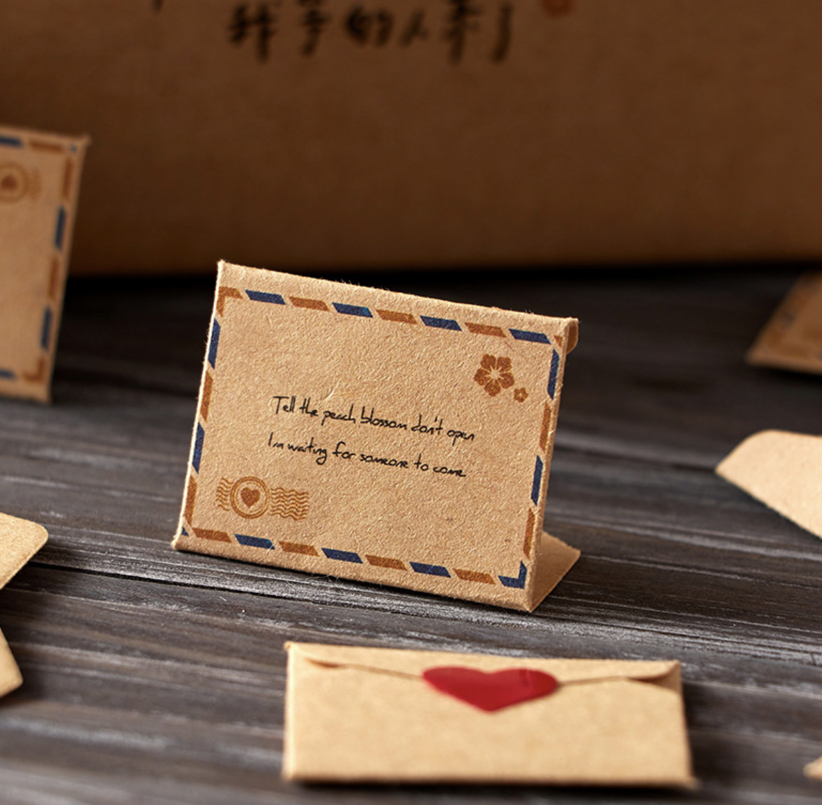 [Coisíní] 100PCS Mini Envelope Mini Love Letter Set Valentine's Day ...