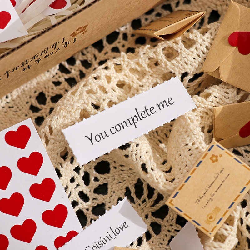 [Coisíní] 100PCS Mini Envelope Mini Love Letter Set Valentine's Day ...