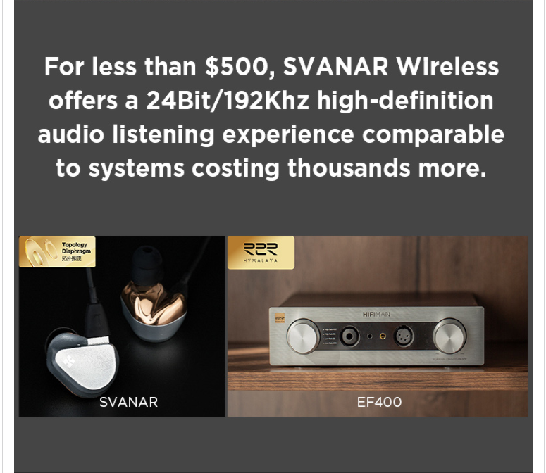 Original Hifiman Svanar Wireless Earbuds TWS R2R Structure Bluetooth ...