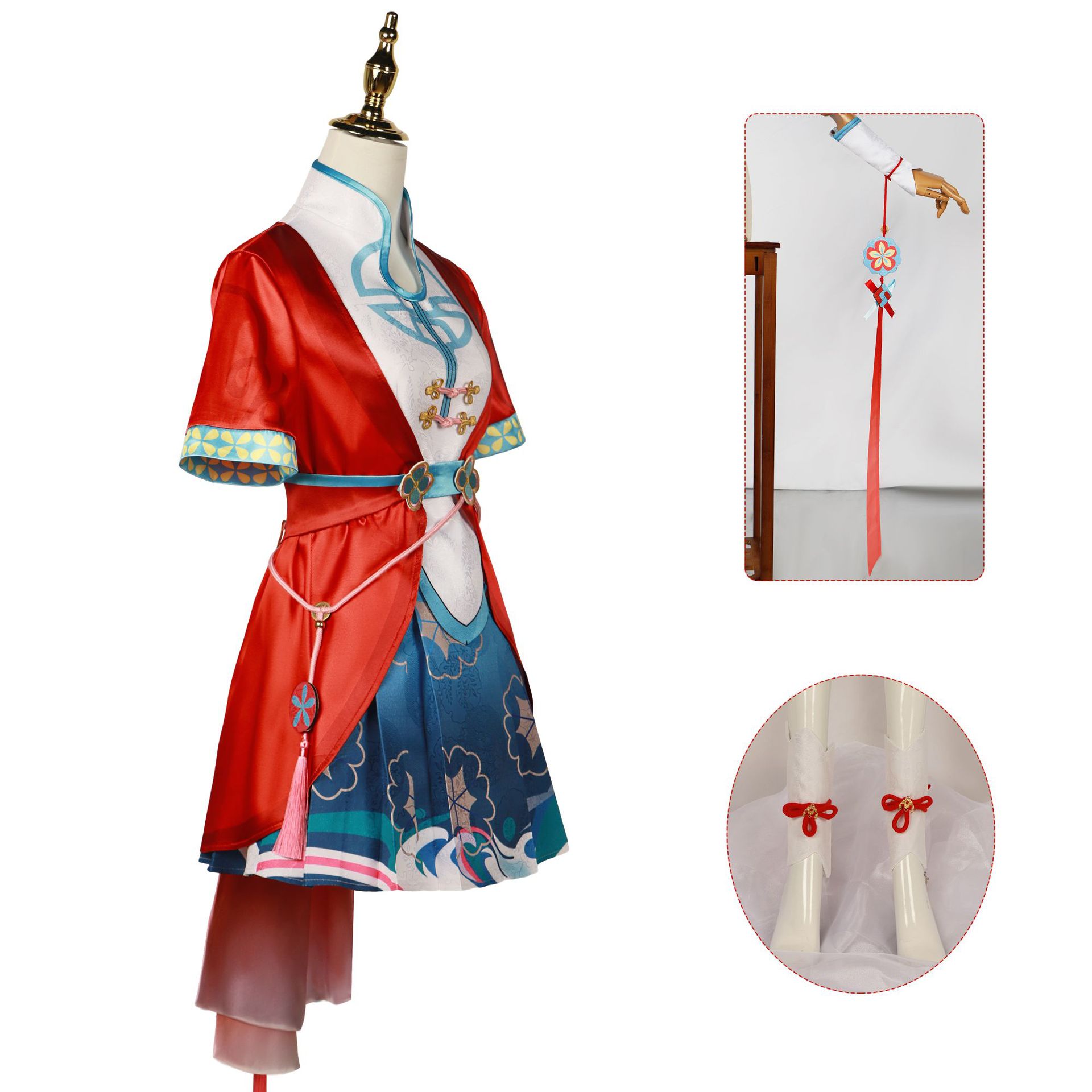 Jingyue Honor of Kings Impact Xi Shi Cosplay Costume Wig Halloween ...
