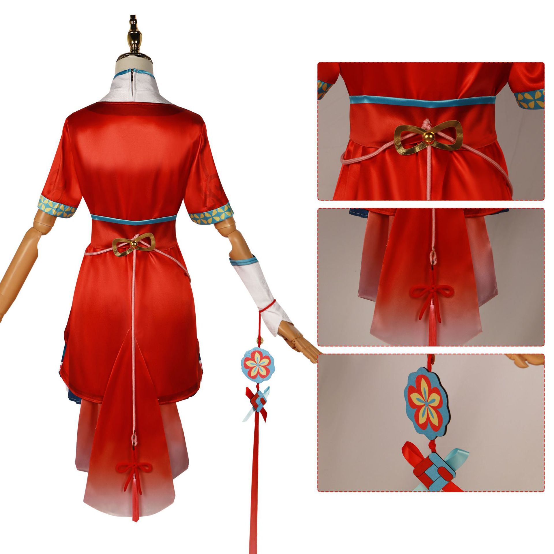 Jingyue Honor of Kings Impact Xi Shi Cosplay Costume Wig Halloween ...