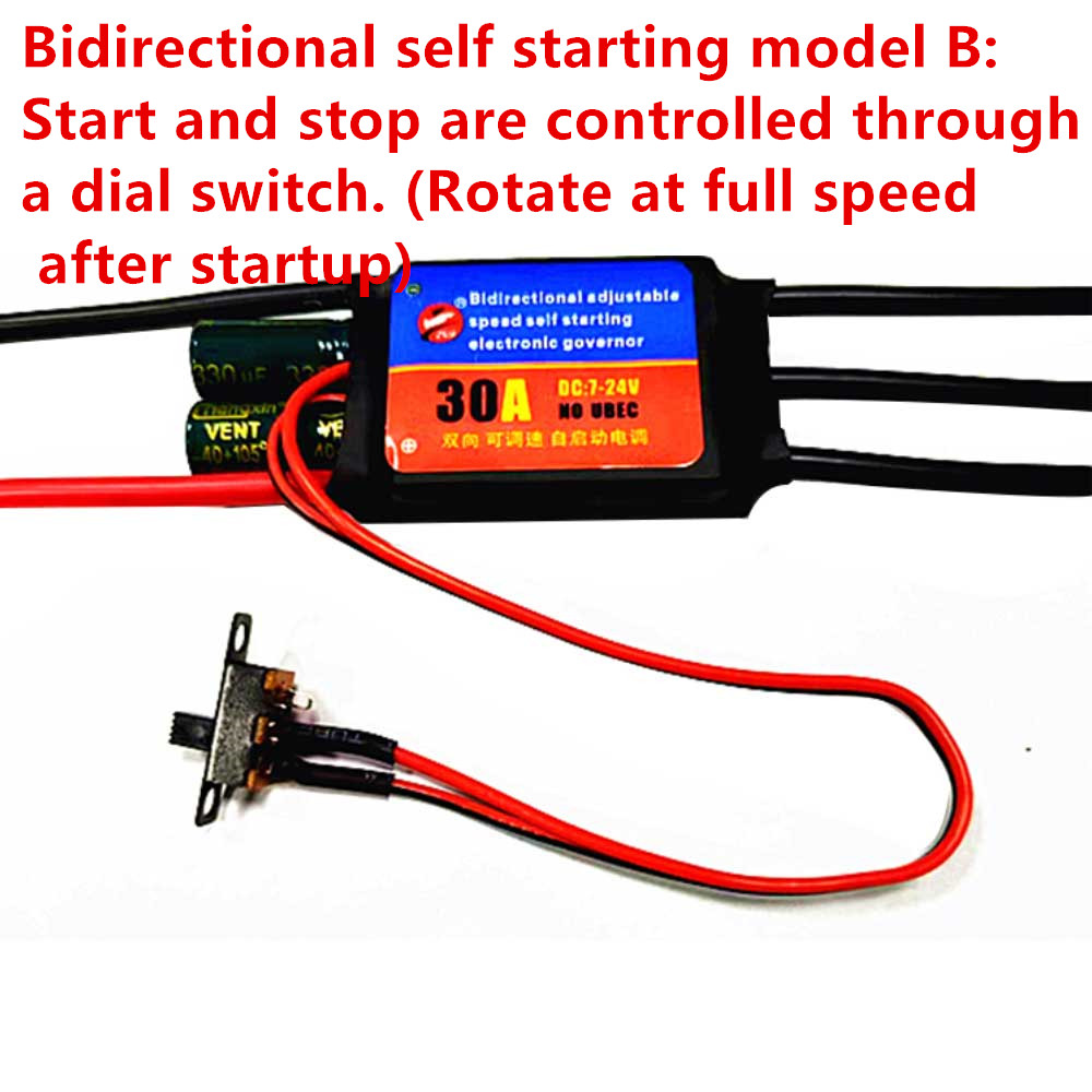 ZMR 2-6S 30A 60A ESC Bidirectional Self Starting Brushless Electric ...