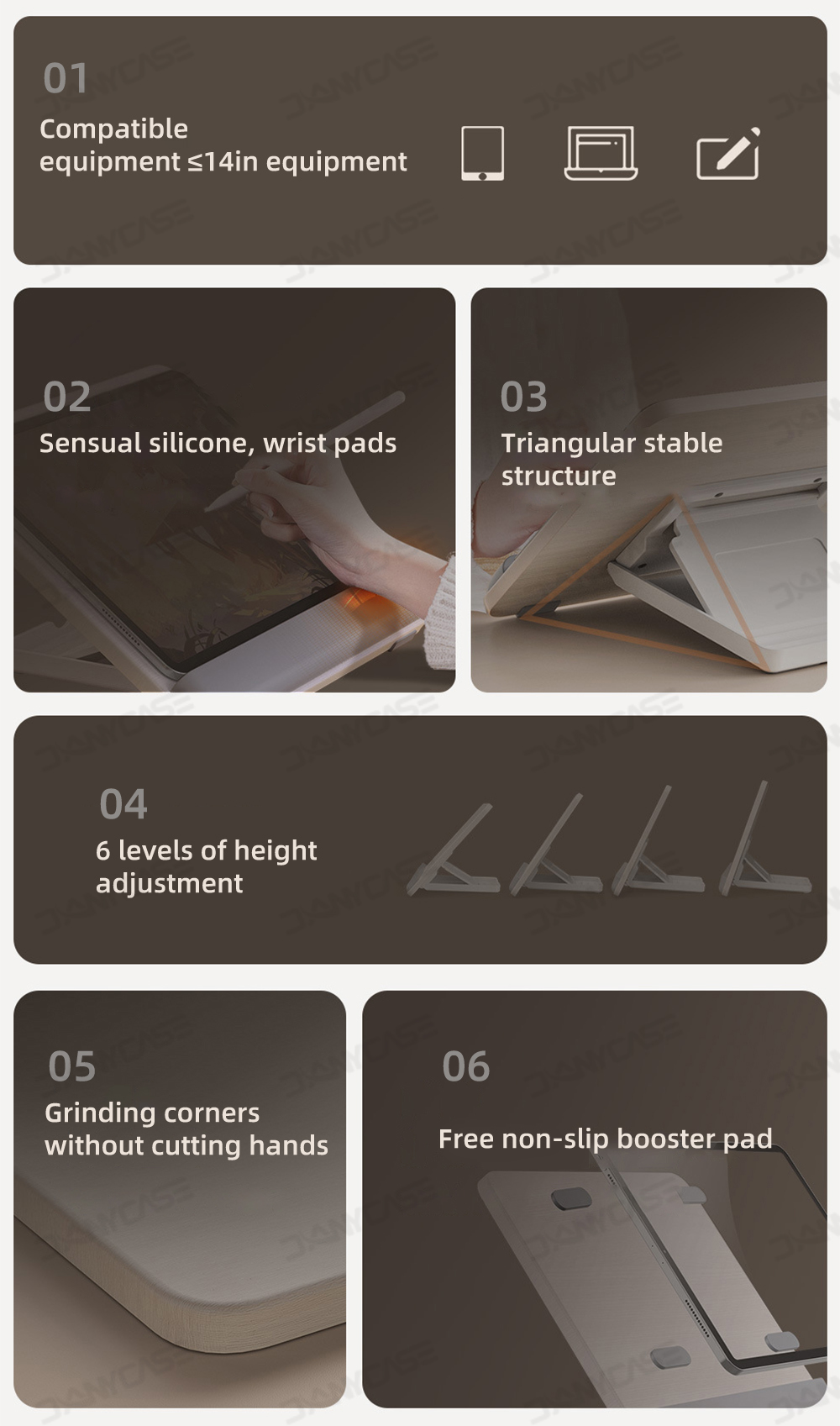 Tablet Drawing Stand For iPad Pro Samsung Tablet Support Laptop Stand ...