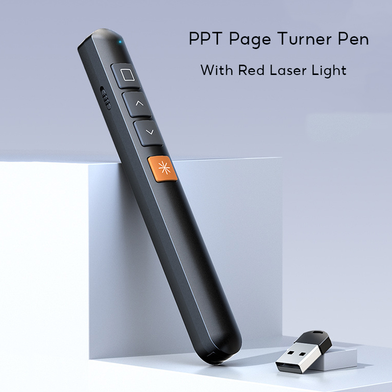 PPT Red Laser page-turning pen 2.4G RF Wireless Presentation Presenter ...