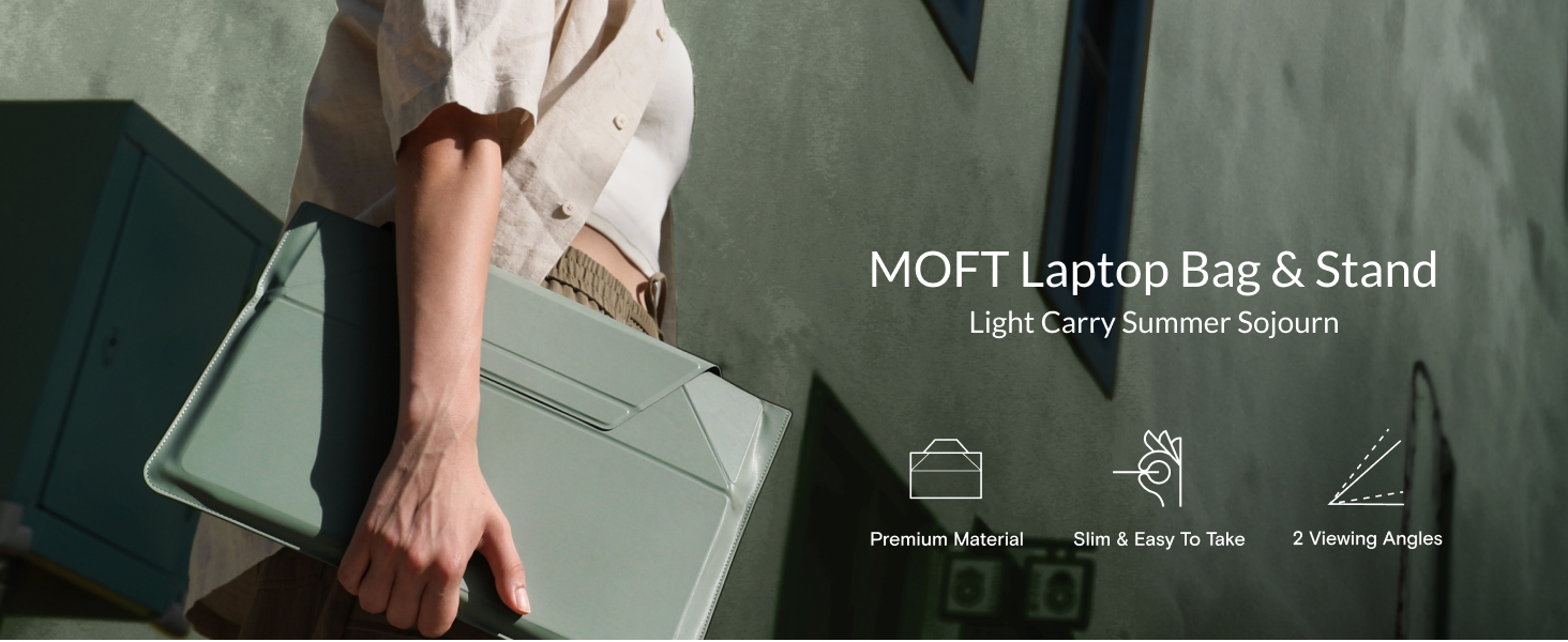 MOFT Carry Sleeve & Laptop Stand Bag Ultra Slim Stylish Pieces For ...