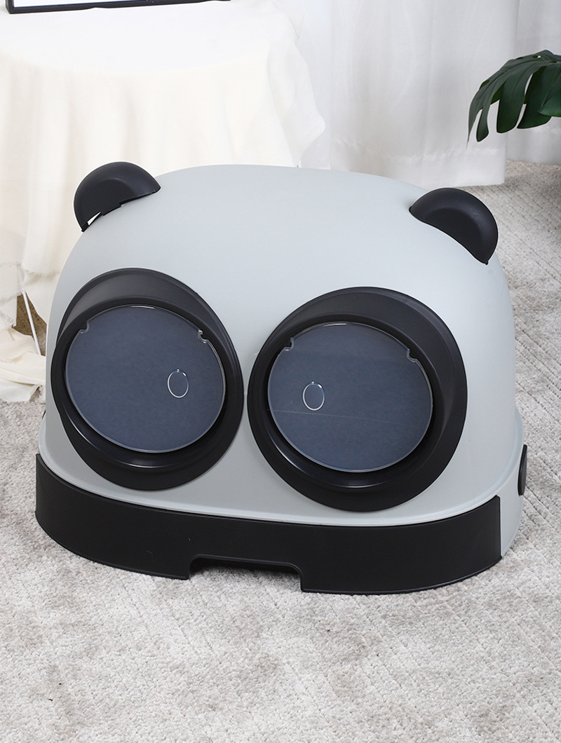 Panda Cat Litter Box Large Fully Enclosed Cat Toilet | Shopee Philippines