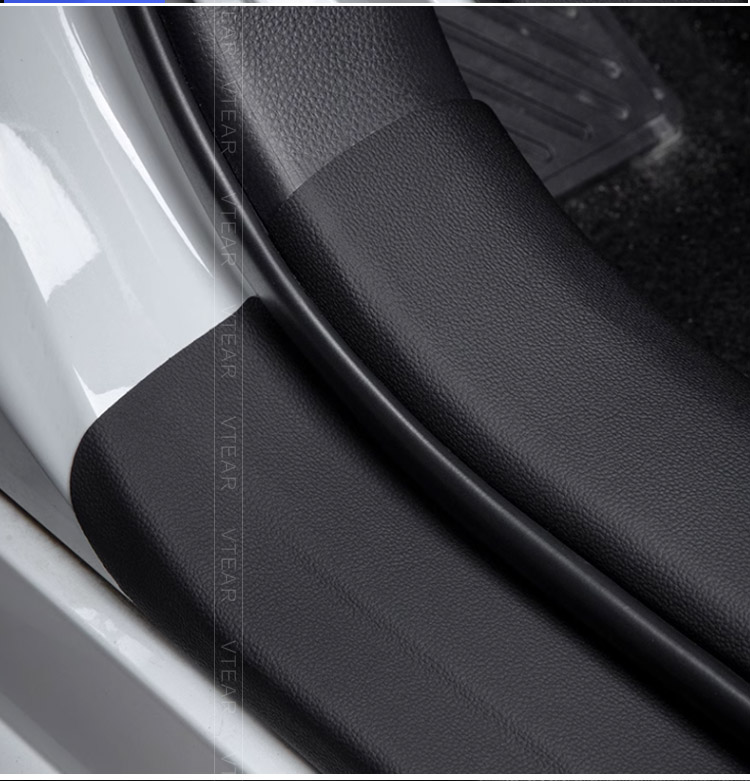 4pcs For Toyota Corolla Cross Car Door Sill Scuff Protector Sticker PU ...