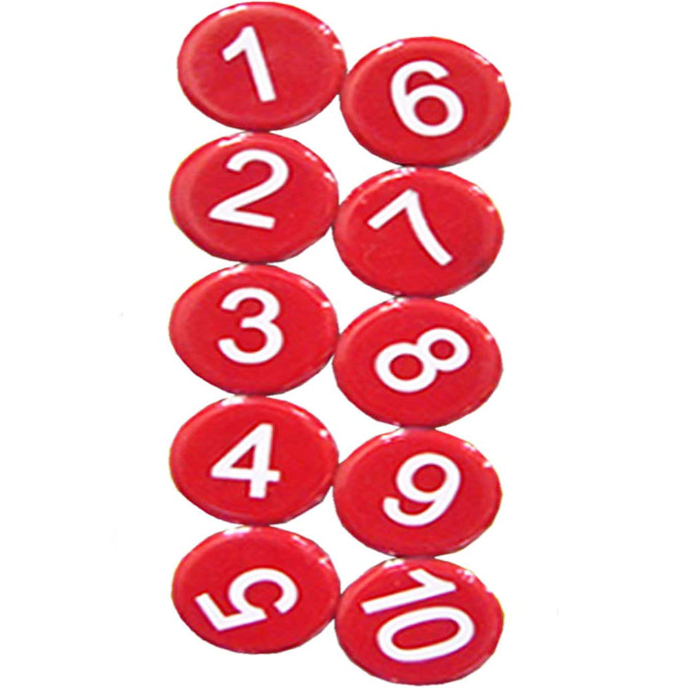 1-10 Arabic Number Round Fridge Magnets Refrigerator Whiteboard Map ...