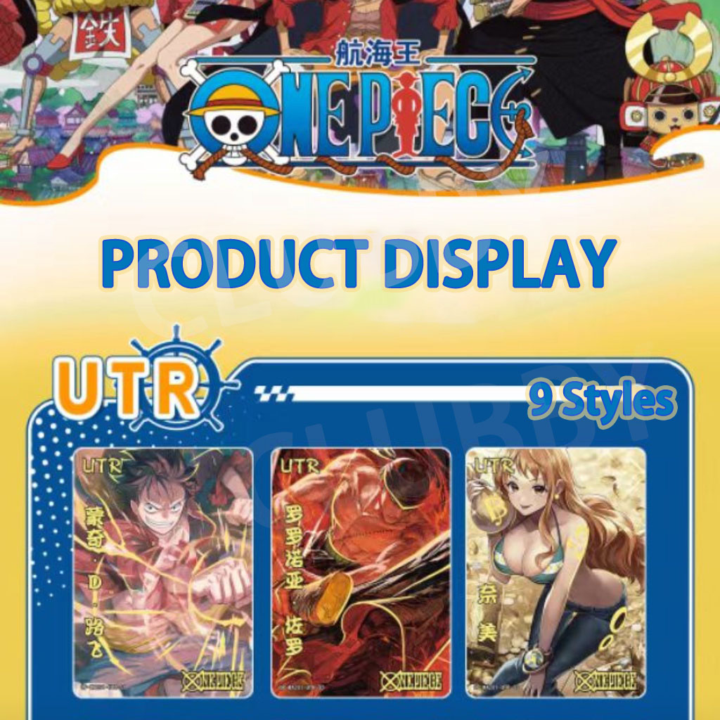 ONE PIECE Card Luffy Zoro SSR UR Anime Storage Game Card Chopper Figure ...