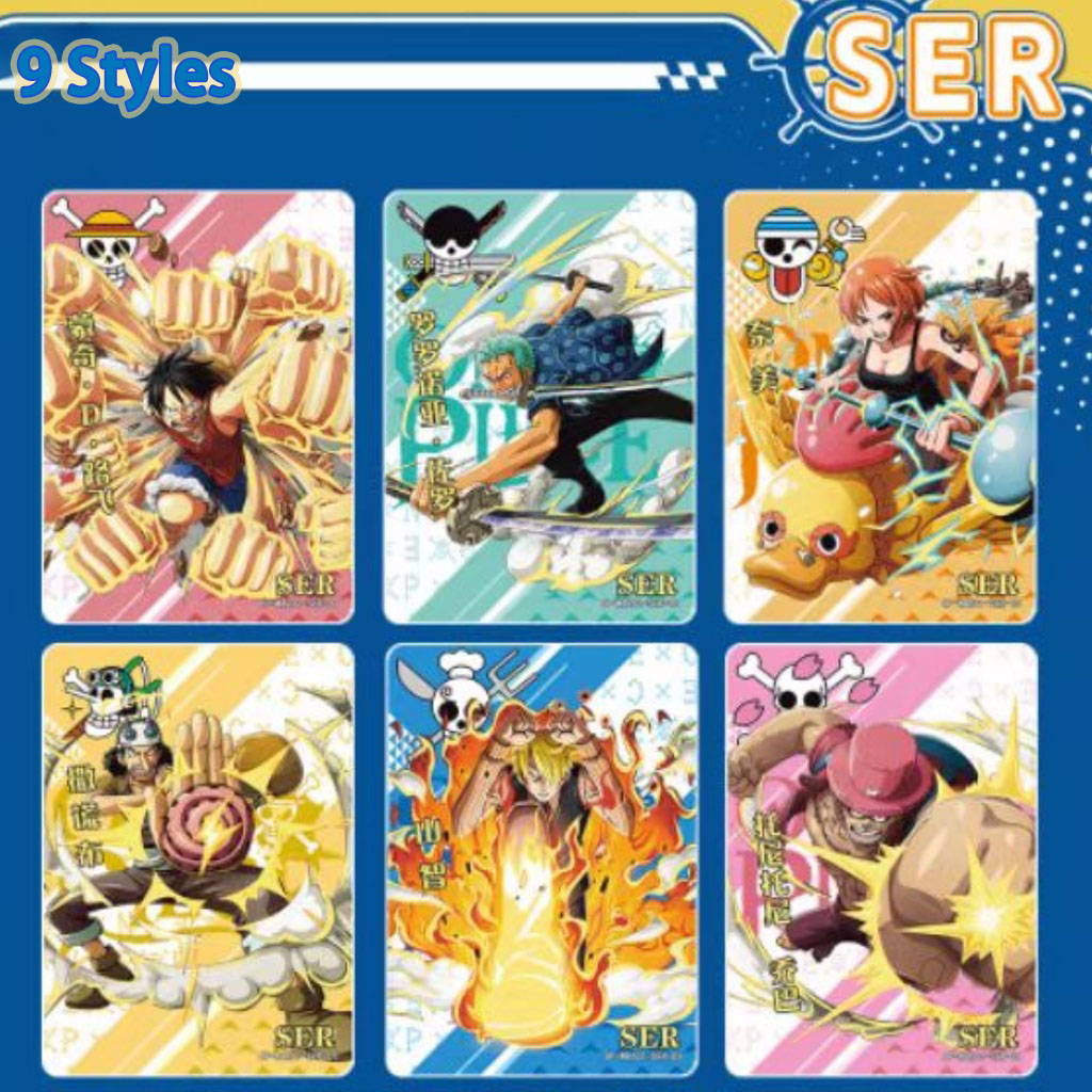 ONE PIECE Card Luffy Zoro SSR UR Anime Storage Game Card Chopper Figure ...
