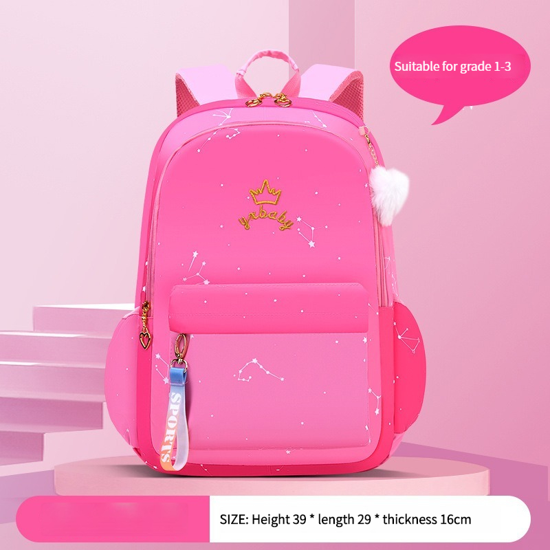 Girls' Cute Princess Style Schoolbag for Primary School Students Large ...