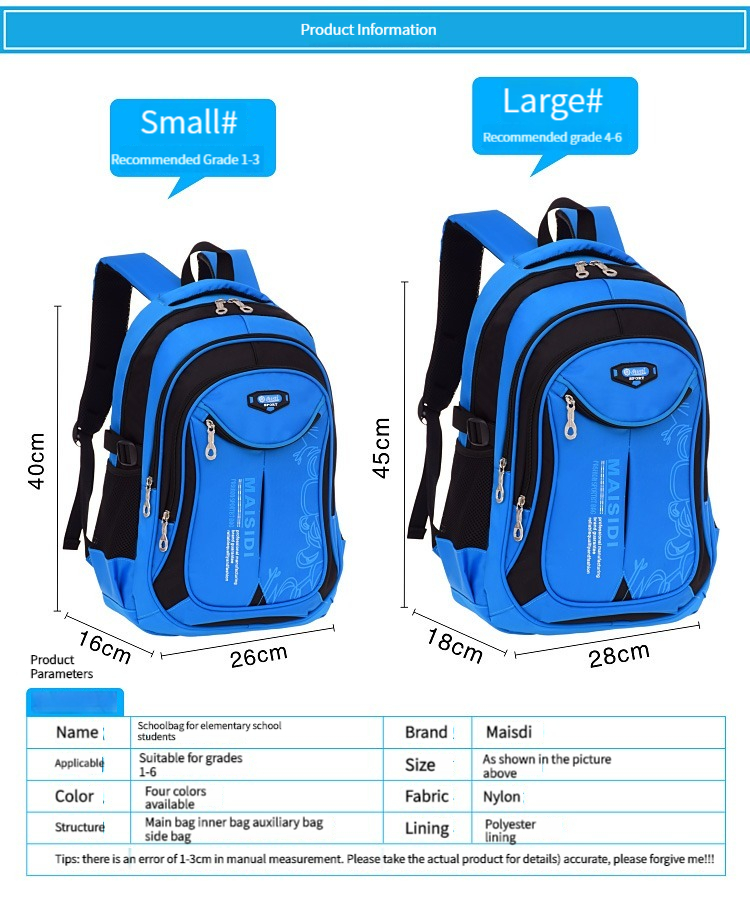 (Practical) Lightweight backpack for primary school students to reduce ...