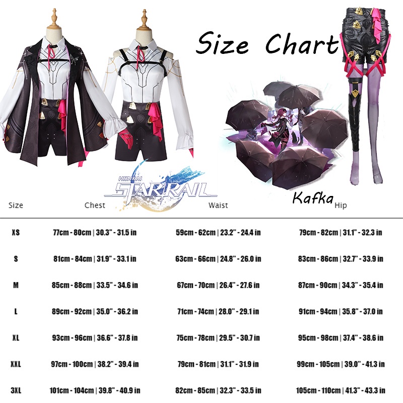Game Honkai: Star Rail Cosplay Kafka Honkai Cosplay Costume Halloween ...