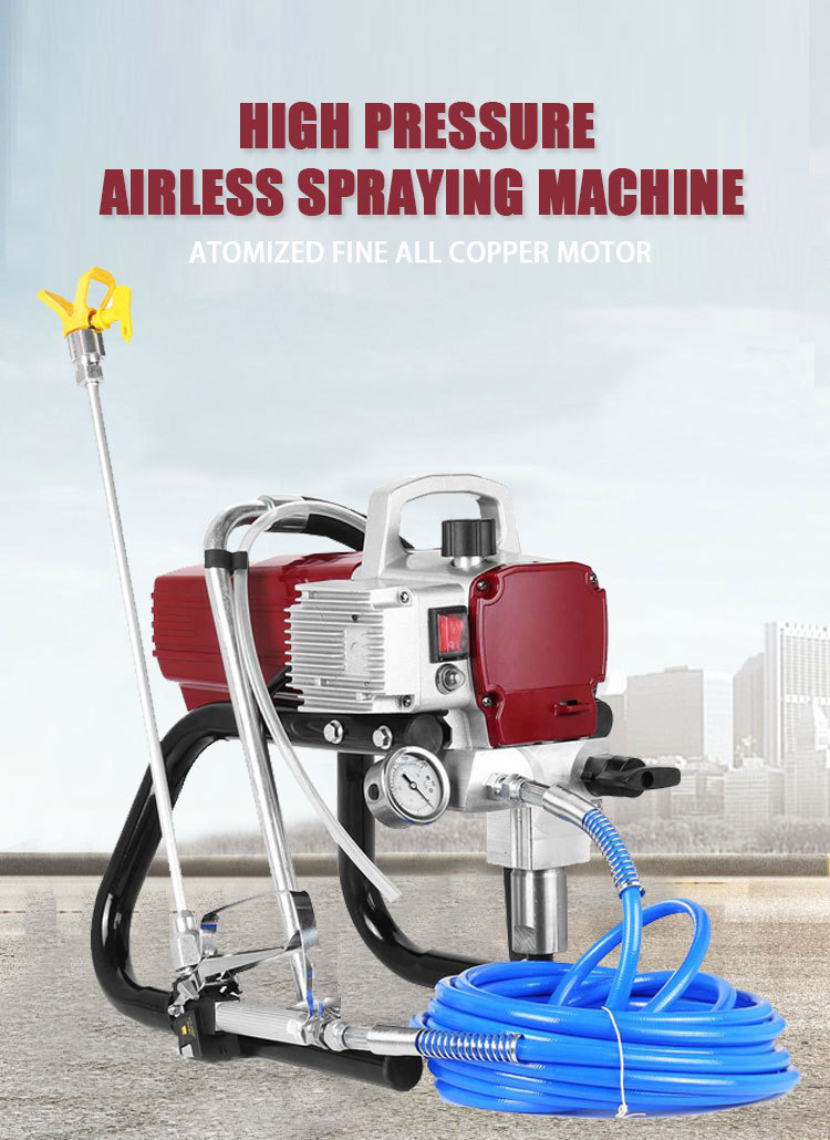 20Mpa Paint Machine 1800W High-pressure Airless Spraying Machine ...