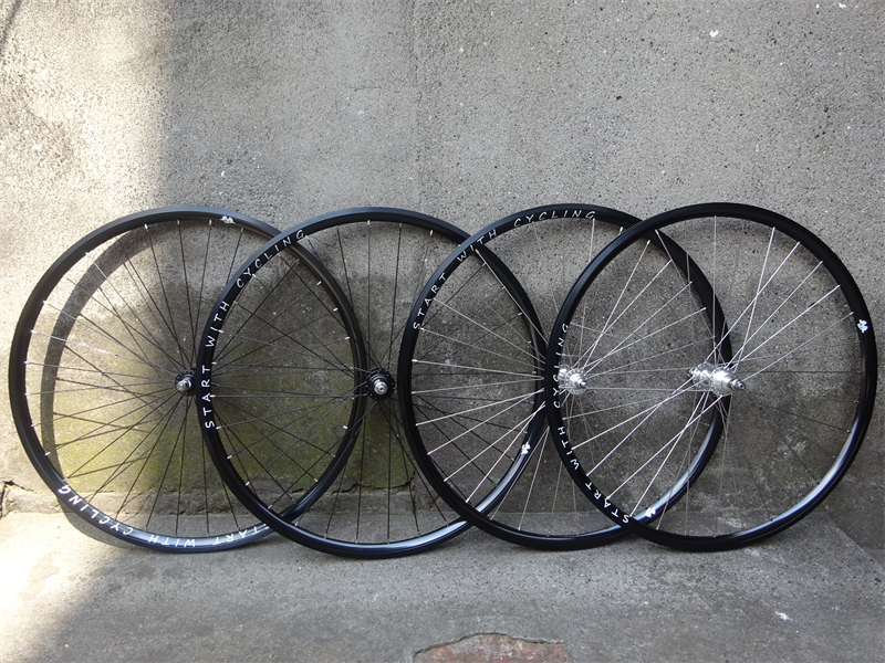 LEVEL UP 700c fixed gear Retro wheelset single speed bike stainless ...