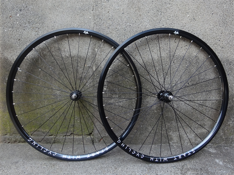 LEVEL UP 700c fixed gear Retro wheelset single speed bike stainless ...