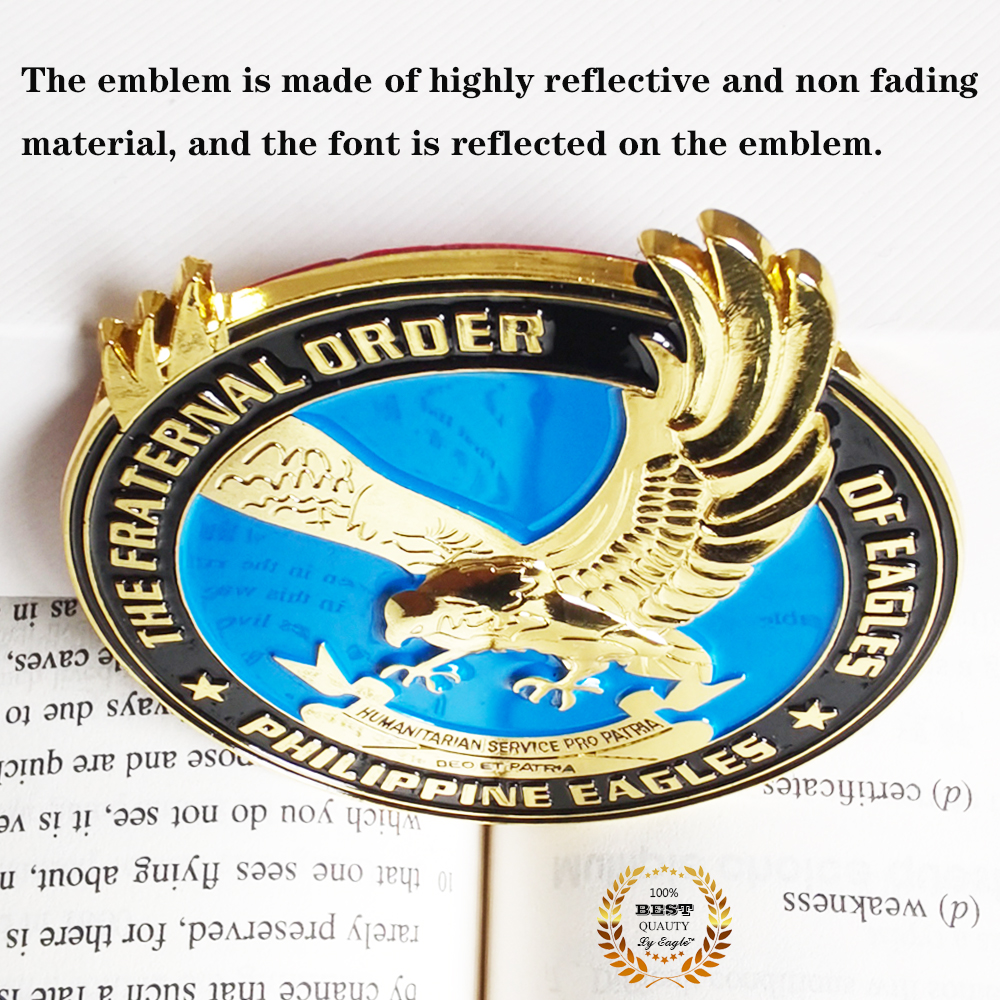 Eagle Badge Brotherhood 3Inches TFOE-PE for Motorcycles 3D Stainless ...