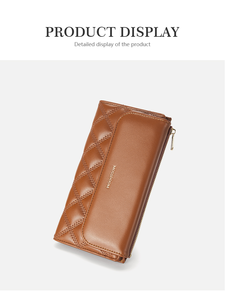 MOSSDOOM Women's Bag Dompet Wanita Simpel Panjang Simple Long Wallet ...