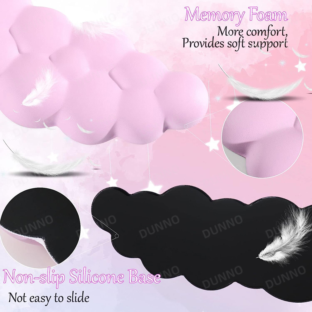 Cloud Keyboard Wrist Rest Soft Leather Memory Foam Wrist Support ...