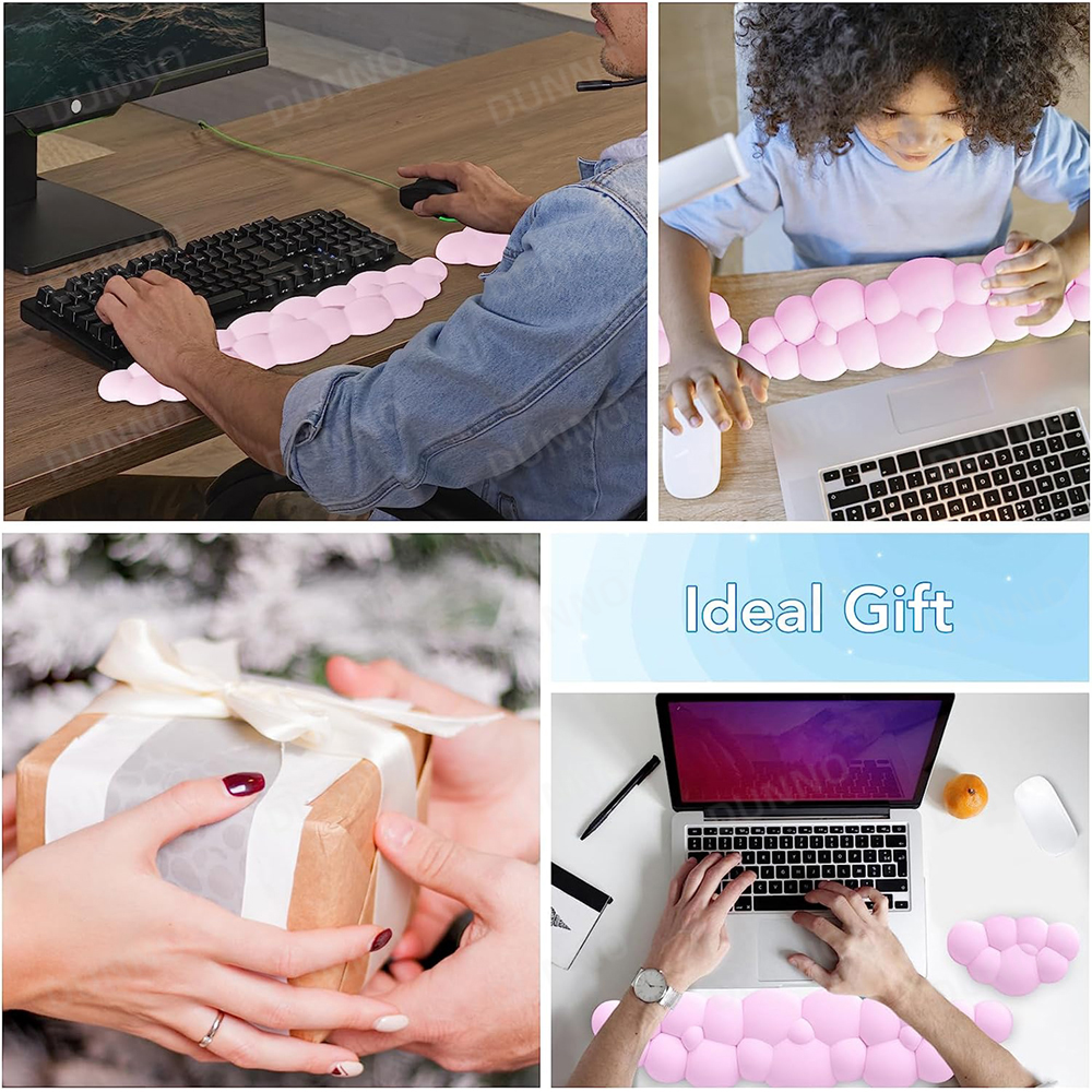 Cloud Keyboard Wrist Rest Soft Leather Memory Foam Wrist Support ...