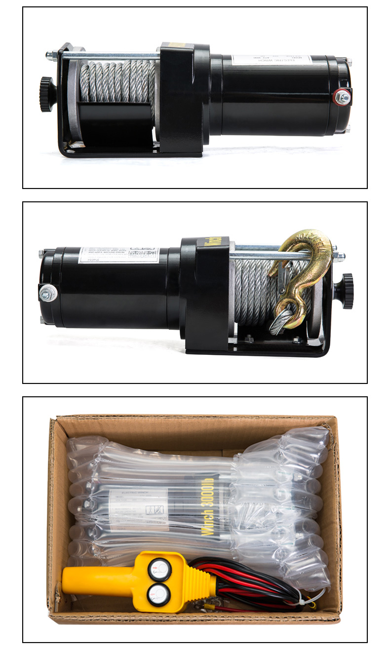 【HOT SALE 】ELECTRIC CAR WINCH HEAVY DUTY OFF ROAD PORTABLE ELECTRIC CAR ...