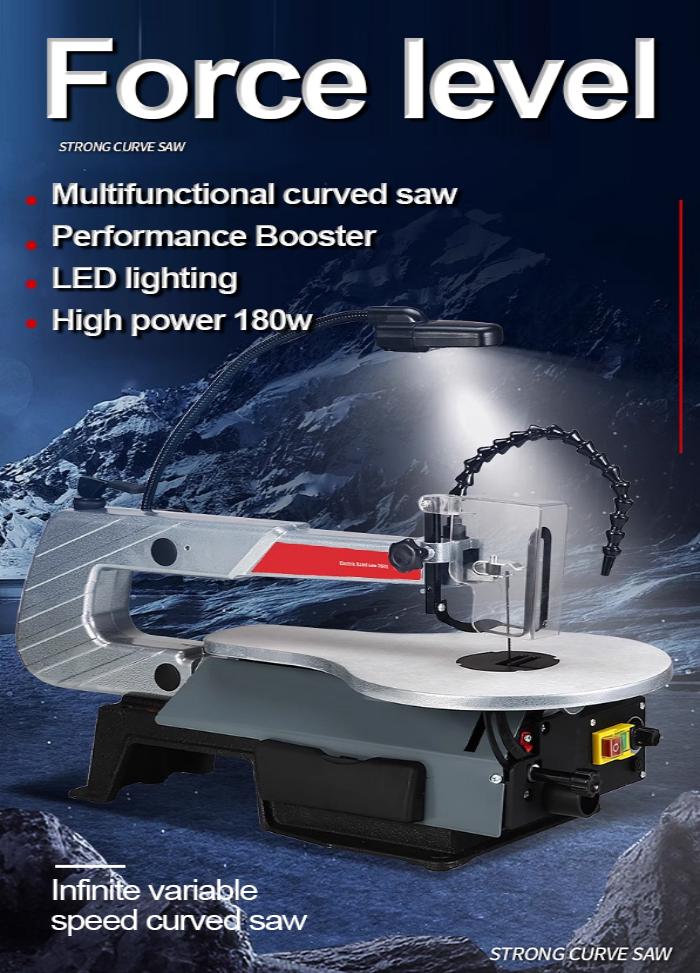 Professional Scroll Saw with Copper Wire 16" 180W Woodworking DIY Table ...