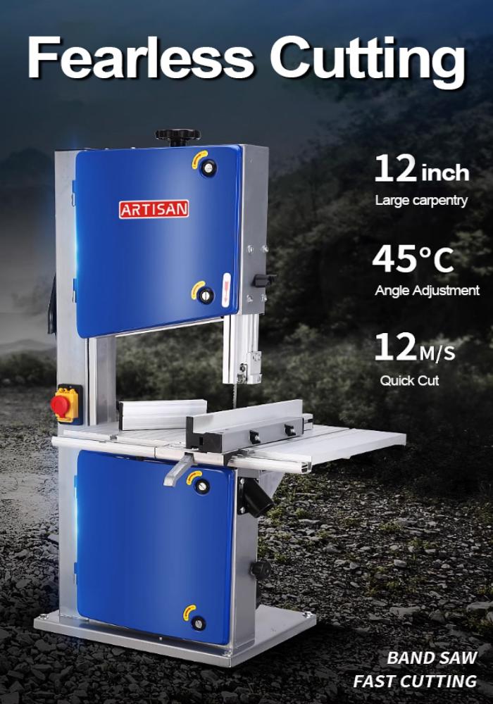 Band saw household vertical saw curve saw woodworking cutter 8 inch ...