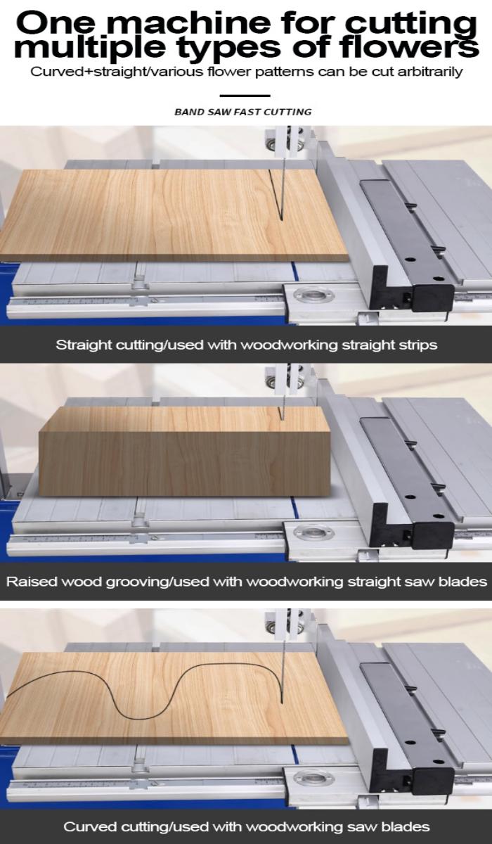 Band saw household vertical saw curve saw woodworking cutter 8 inch ...