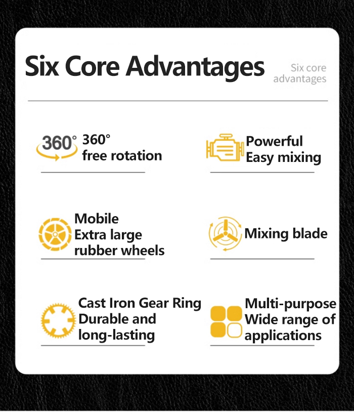 70-240L Electric Concrete Mixer Saturn Half bagger Concrete / Cement ...