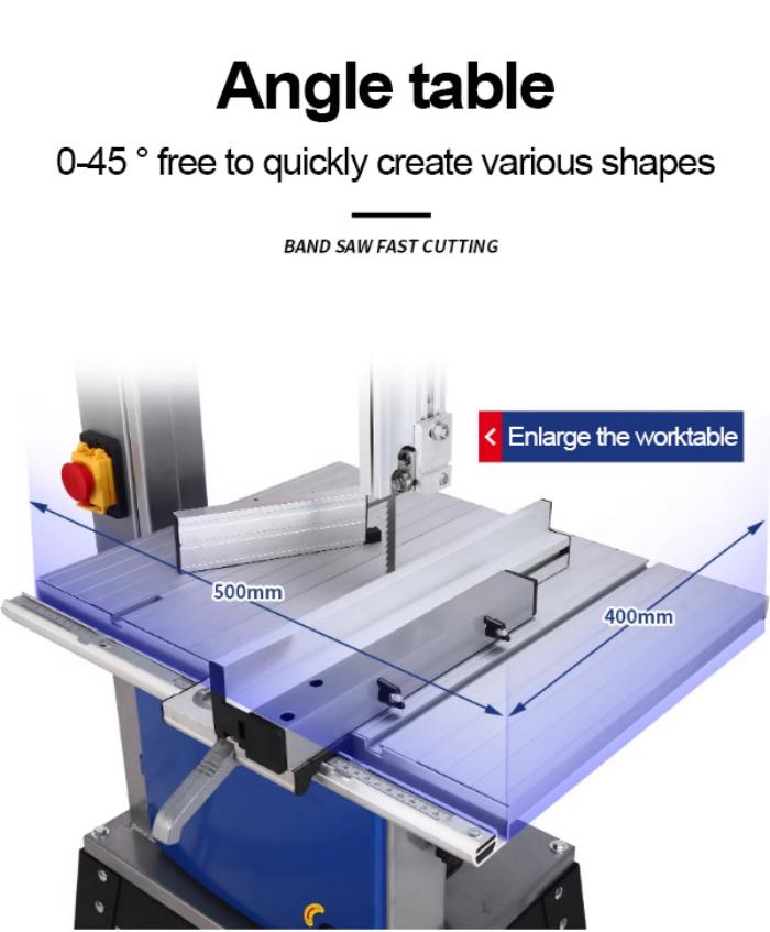 Band saw household vertical saw curve saw woodworking cutter 8 inch ...
