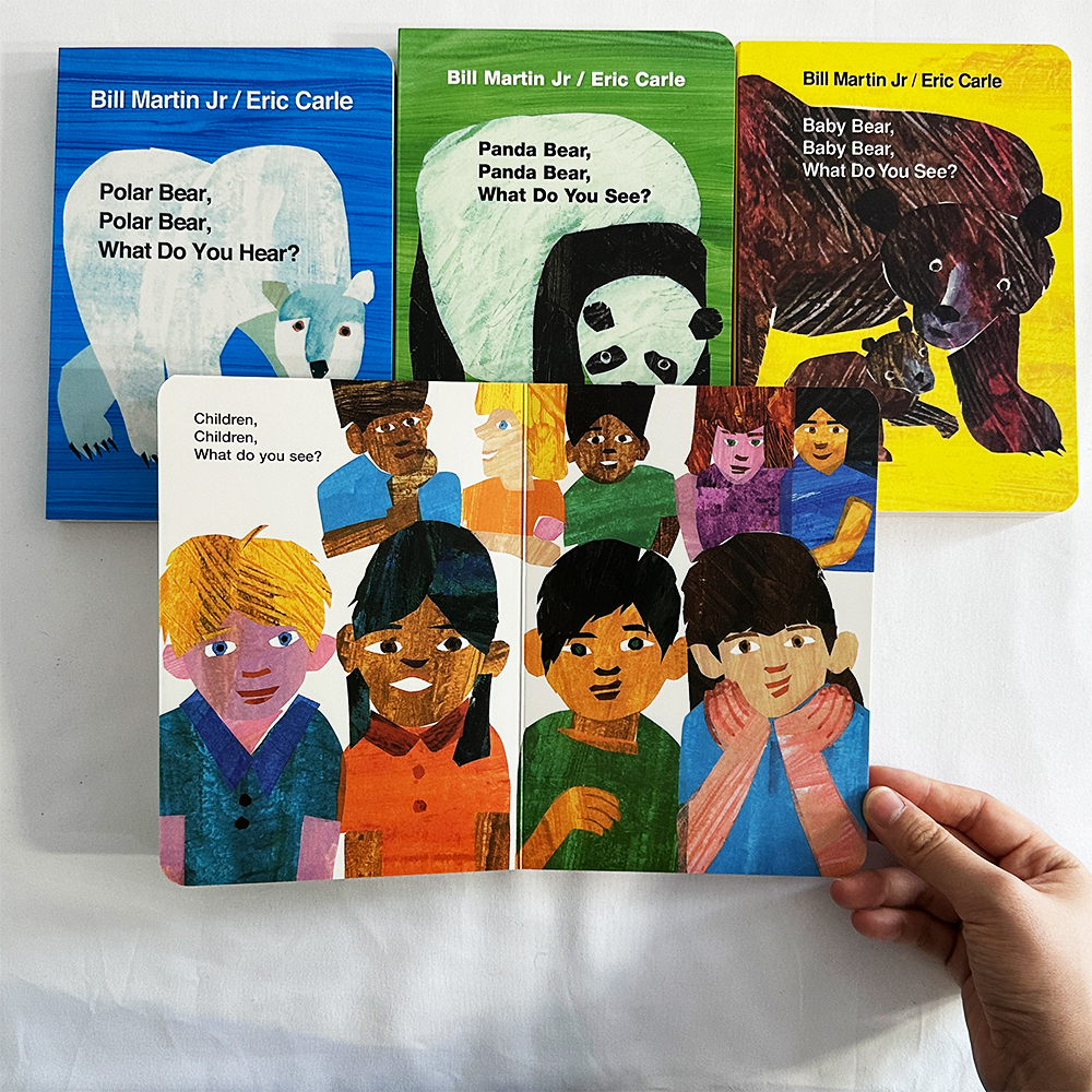 4Books/set Brown Bear Collection By Eric Carle English Picture Books ...