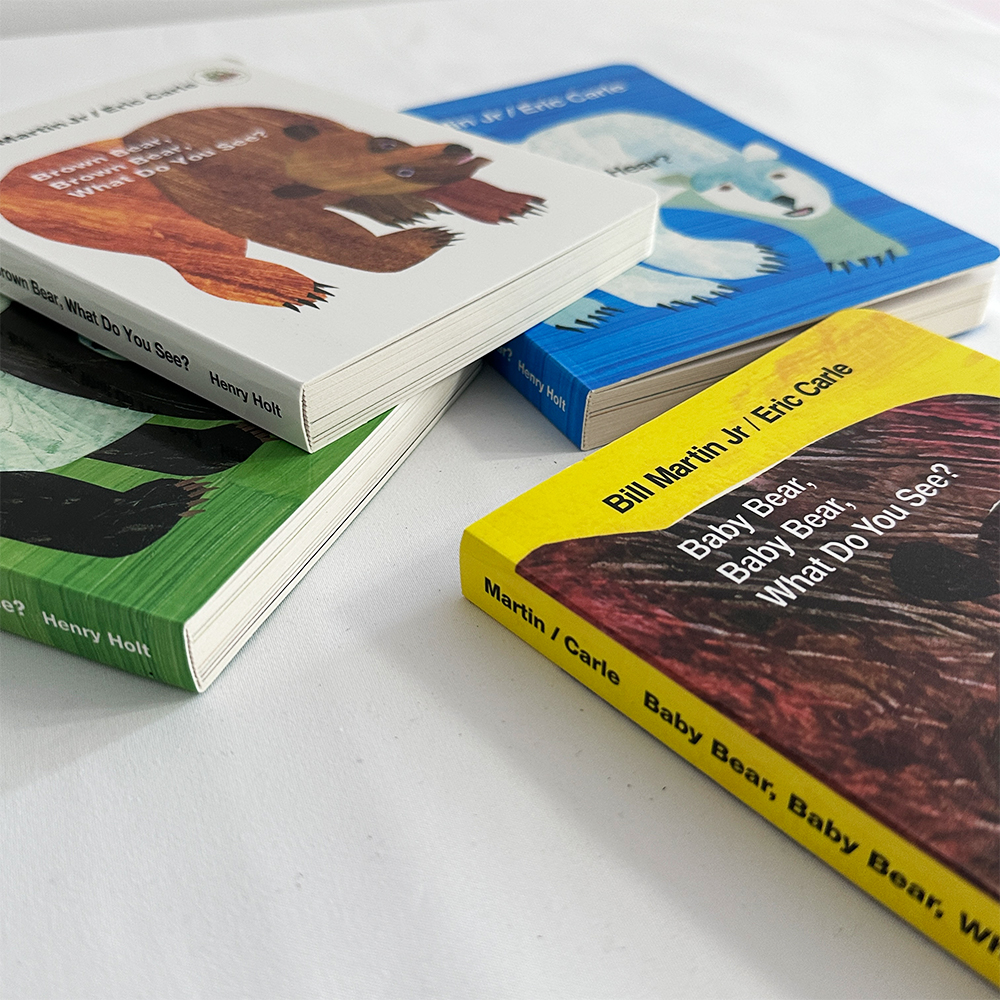 4Books/set Brown Bear Collection By Eric Carle English Picture Books ...