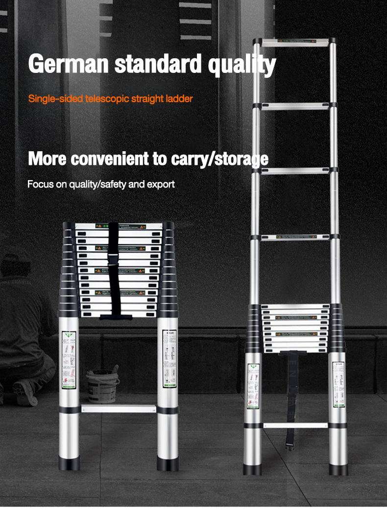 Telescopic foldable Ladder folding aluminum ladder,multi-function ...