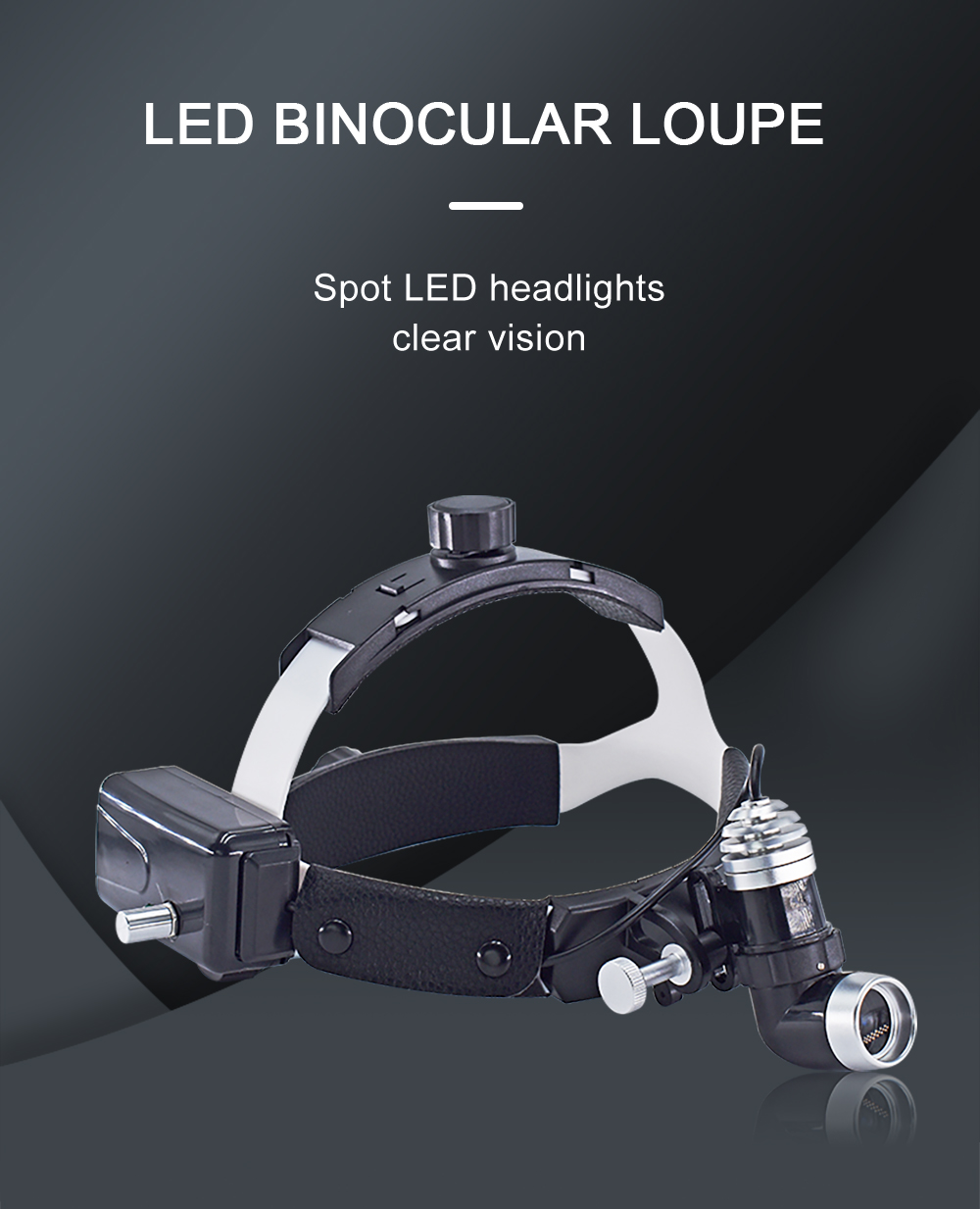 5W ENT Head Wearing Light Lamp For Binocular Loupes Brightness Spot ...