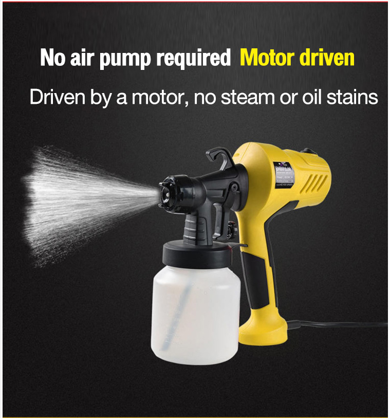 Spray gun paint sprayer original,paint spray portable, 550W electric ...