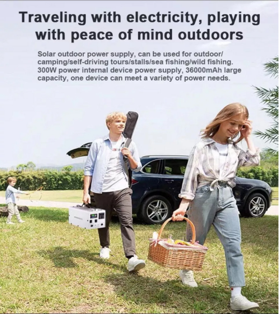 Portable Power Station Multi-functional Power Station 96000mAh Large ...